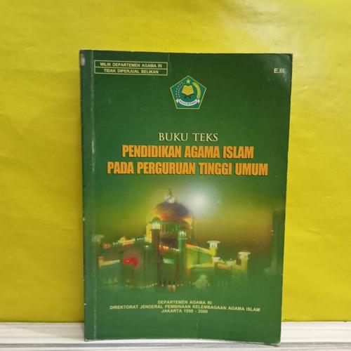 Jual Buku teks pendidikan agama Islam pada perguruan tinggi umum - Kota Malang ...