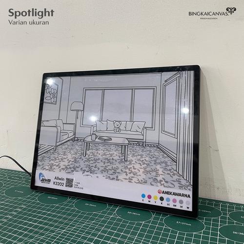 Jual Spotlight Dekorasi Ruangan Varian Frame - Hitam, A3 - Kota Depok ...