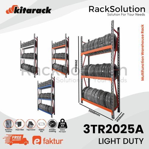 Jual KITARACK Tire Rack 3TR2025 Abu Rak Ban Motor Mobil 300KG Rak Besi ...