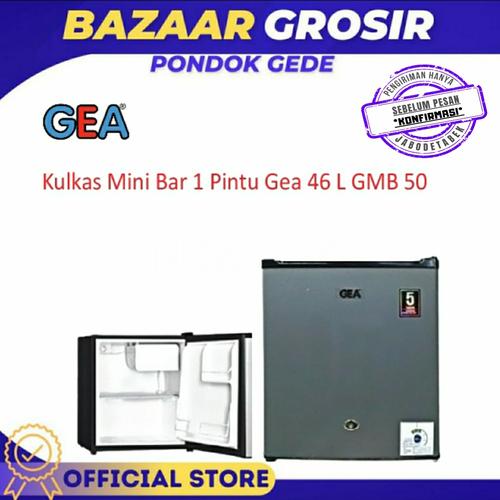 Jual GEA Kulkas Mini Bar GMB-50 / GMB50 / GMB 50 Portable Rak Besi 48L ...