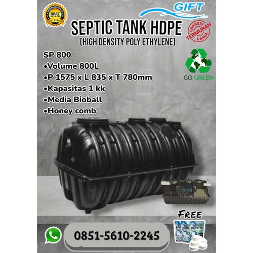 Jual Septic Tank Biogift, Type HDPE 800L, Harga Pabrik, Murah ...