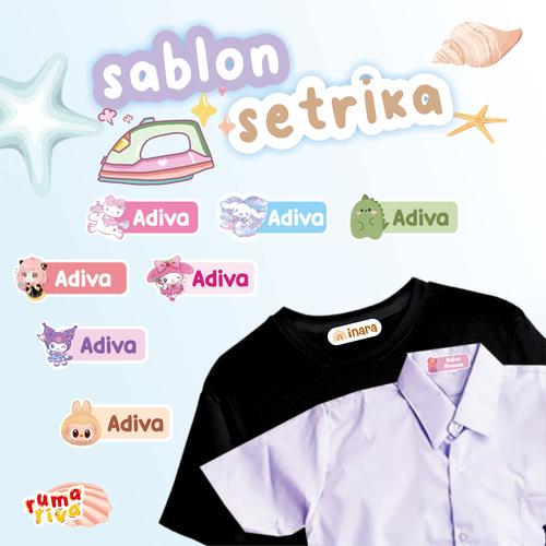 Jual STIKER LABEL NAMA KAIN - STIKER BAJU - SABLON SETRIKA - DTF ...