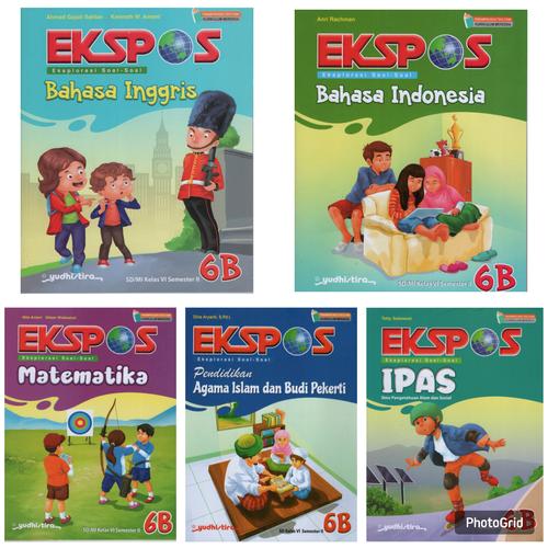 Jual Buku Ekspos (Yudhistira) - untuk Kelas 6B SD Kurikulum Merdeka - Bahasa Inggris - Kota ...