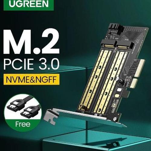 Jual UGREEN PCIe to M2 Adapter NVMe M.2 PCI Express Adapter 32Gbps PCIe ...