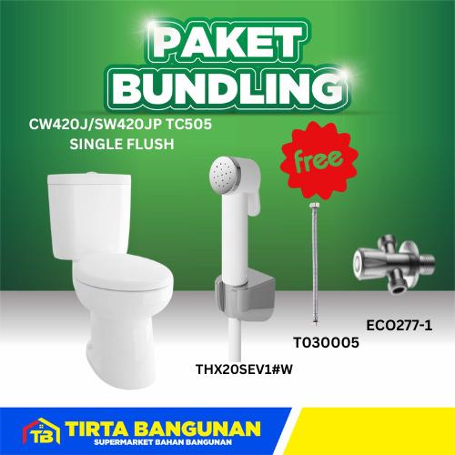 Promo TOTO CW420J/SW420JP TOILET/ CLOSET DUDUK/ WC FREE JET SHOWER ...