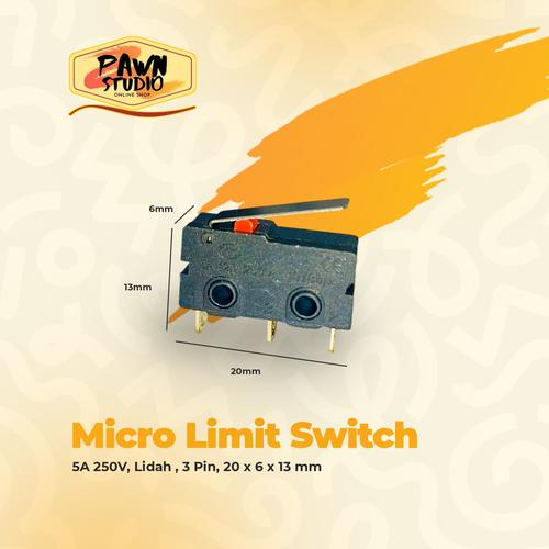 Jual Micro Limit Switch Mini 5A 250V AC / Mini Micro Switch 3Pin 3P ...