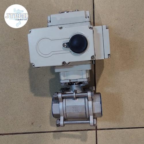 Jual Ball valve motorized electic 1 1/2" inch - 24v dc - Jakarta Barat ...