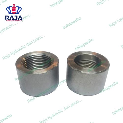 Jual Half Coupling Stainless SS 304 Class 3000 Drat NPT 3/4" inch ...