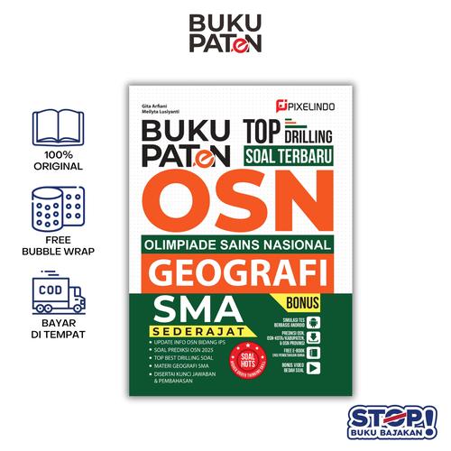 Promo Buku Paten Olimpiade Sains Nasional Geografi Untuk SMA/MA (Update Soal OSN Terbaru 2025 ...