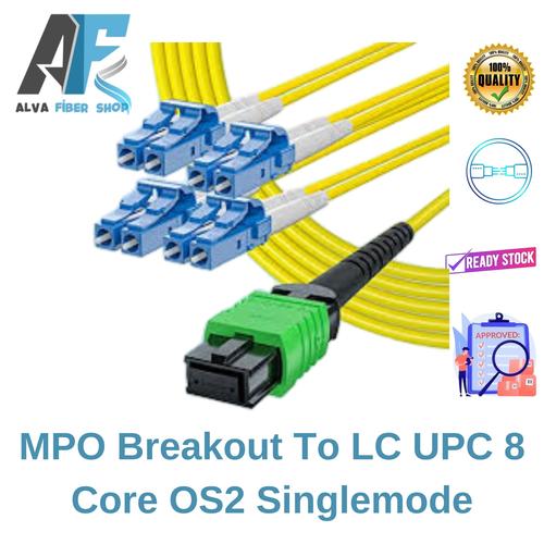 Jual MPO Breakout to 4 DLC 8 Core Singlemode APC 50 Meter - Kota Bekasi ...