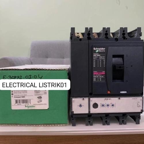 Jual MCCB BREAKER SCHNEIDER NSX400F 4P 400A 36KA MICROLOGIC 1.3M NEW ...