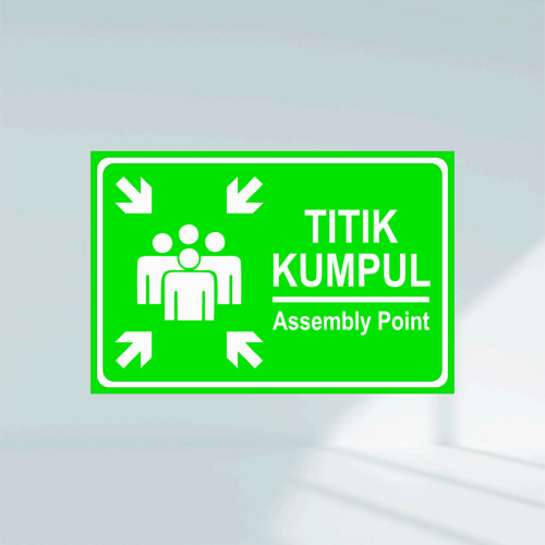Jual Titik Kumpul / Assembly Point - AKRILIK 3020 - Reflective ...