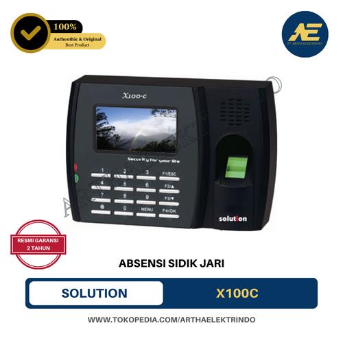 Jual Solution X100C Mesin Absensi Sidik Jari - Fingerprint Untuk ...