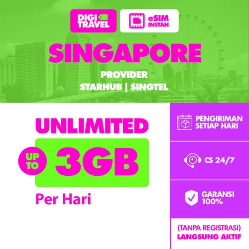 Promo DIGI TRAVEL eSIM Singapore Unlimited | eSIM Singapore | eSIM ...
