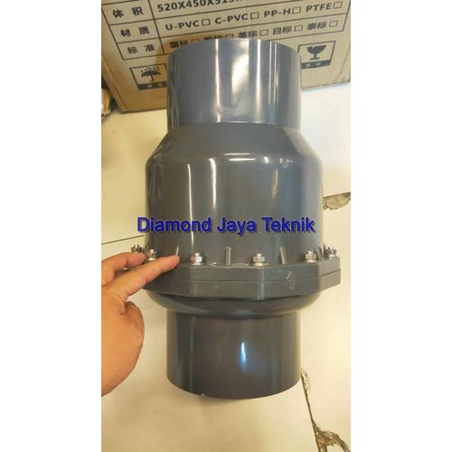 Jual Swing Check PVC 4" DN100 / Klep Tabok PVC 4" Inch DN 100 / Flap Check Valve PVC - Jakarta ...