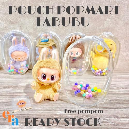 Jual POUCH LABUBU Popmart Key Chain (READY STOCK MURAH FREE POMPOM GOOD ...