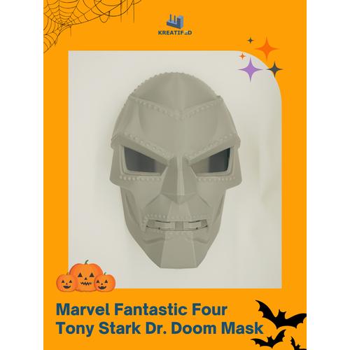 Promo 3D Print Marvel Fantastic Four Tony Stark Doctor Doom Cosplay ...