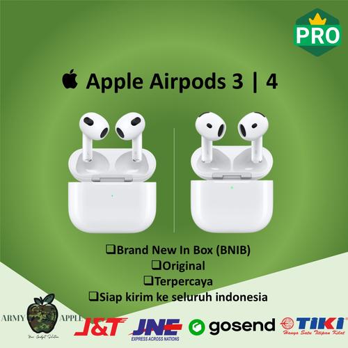 Jual Apple AirPods 3 4 2021 2024 Original Airpod Gen 3 4 ANC Wireless ...