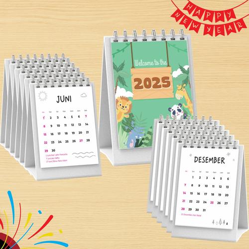 Jual kalender mini 2025/kalender meja 2025/kalender mini aesthetic ...