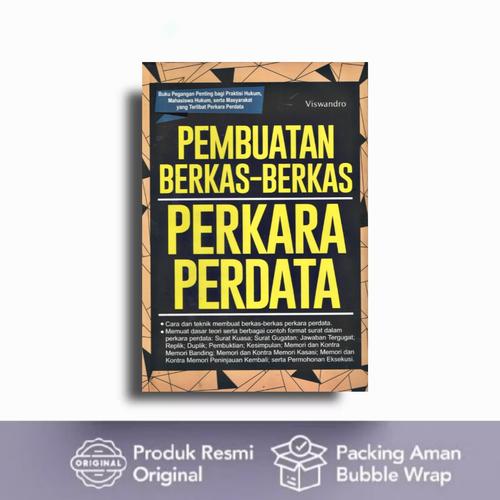Jual Buku pembuatan berkas berkas perkara perdata - Jakarta Selatan ...