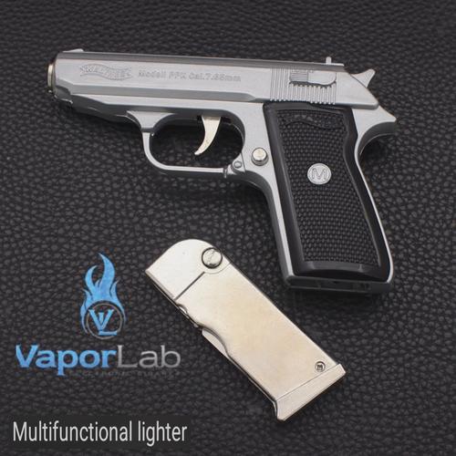 Jual mancis korek api gas bara model pistol ppk magasin pisau mini gun ...