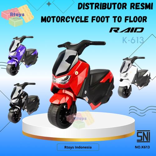 Jual Mainan Anak Motor Raid Foot To Floor NMAX K613 PMB Toys Ride On ...