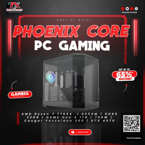 Promo PC Gaming Phoenix Core AMD Ryzen 7 7700X | 32GB | 1TB | RTX 4070 ...
