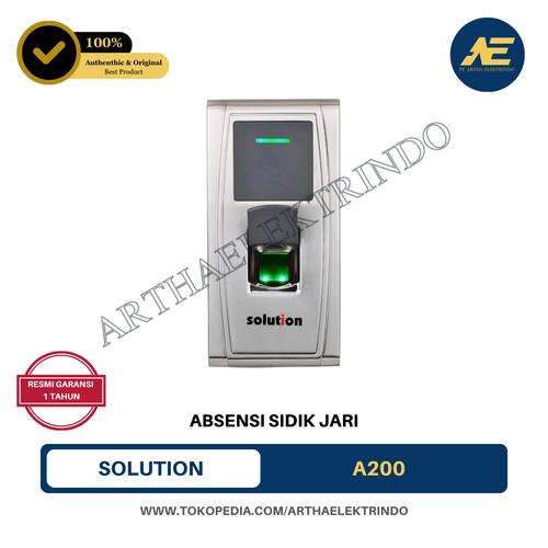 Jual Solution A200 - Mesin Absensi Sidik Jari - Mesin Absensi ...