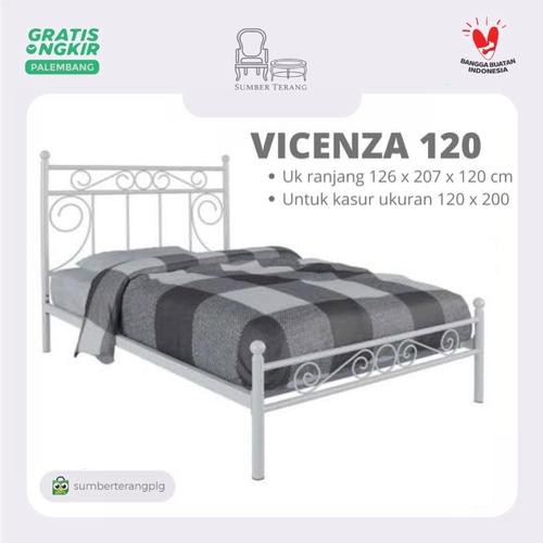 Jual Ranjang Besi 120x200 Ranjang Besi Orbitrend Vicenza 120 Dipan ...