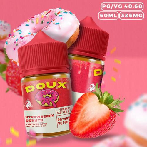 Jual Doux V2 Strawberry Donuts 60ML by JVS x After8 / Liquid Doux Strawberry Donat - FB 6MG 60ML ...