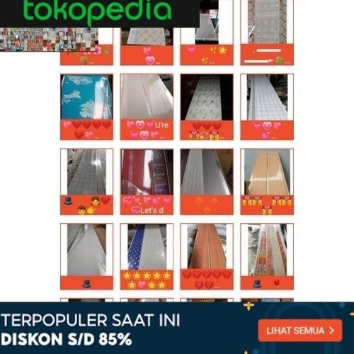 Jual nd pvc Plafon Pvc 3 Meter list pvc n Evo Plafon - Jakarta Pusat ...