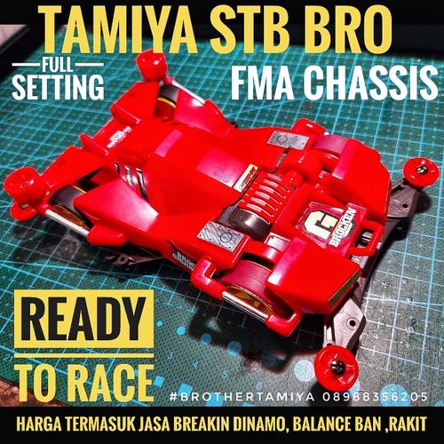 Jual Tamiya Ready to RACE FMA Chassis STB BRO Bisa Request BROCKEN ...
