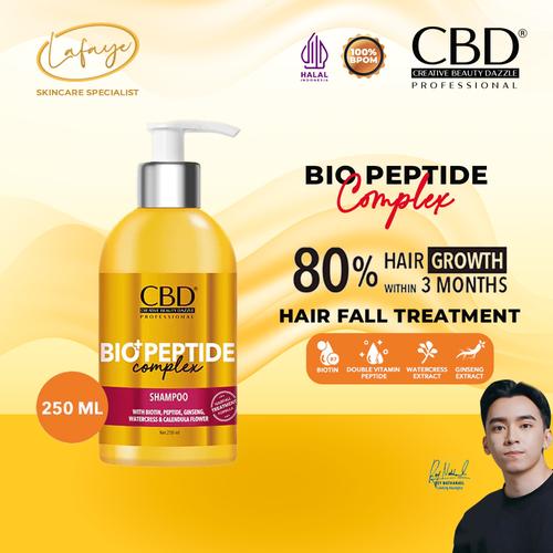 Promo CBD BIO+ PEPTIDE Complex Shampoo - Shampo Rambut Rontok 250ml ...