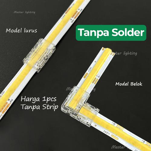 Jual Sambungan strip lurus belok tanpa solder 12volt 24volt sambungan ...