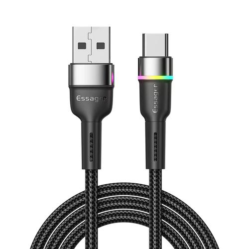 Jual ESSAGER Kabel Data USB A to Lightning A to Type C Multifungsi Fast ...
