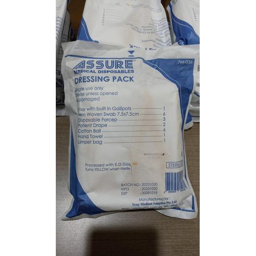 Jual Assure medical disposable DRESSING PACK 7M-036 - Kota Cimahi - Nugarada Abadi CV | Tokopedia