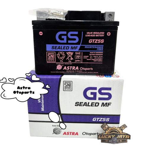 Jual Accu Aki GS Astra Otoparts GTZ5S Beat Scoopy Spacy Vario 110 Beat ...