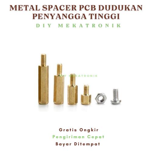 Jual Metal Spacer PCB Dudukan Penyangga Tinggi - Spacer M3 20mm - Kota ...