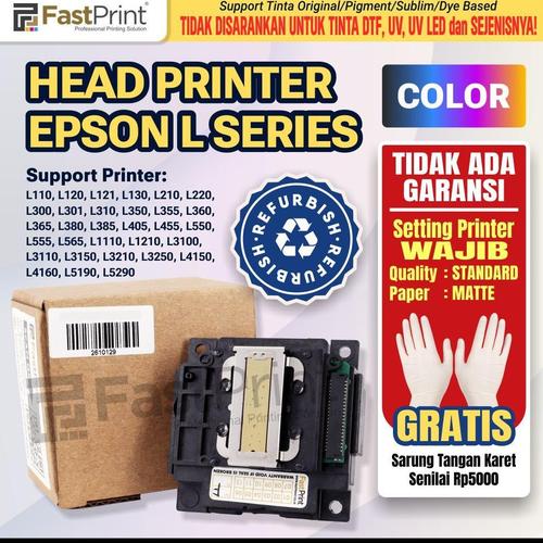 Jual Printhead Epson L120 L121 L360 L3110 L210 L1110 Tester - Color ...