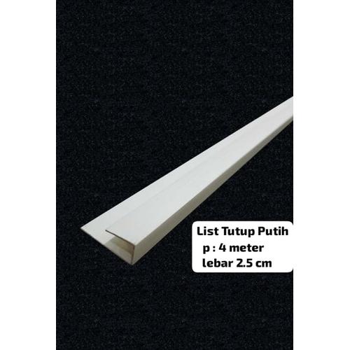 Jual LIST TUTUP PLAFON PVC PUTIH & COKLAT - 4 meter - Tutup Pth - Kab ...