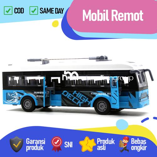 Jual RC Mainan Mobil Remot Kontrol Bus Listrik LRT JetBus HighDeck ...