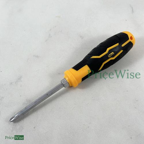 Jual Obeng Bolak Balik 3 inch Gagang Karet IGM / Obeng Plus Minus - 1 ...