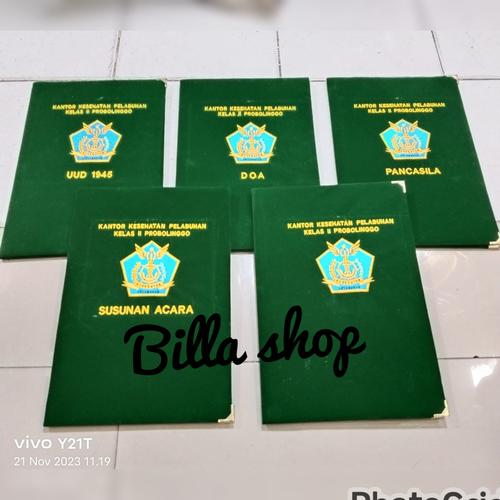 Jual Map upacara /Map Kantor/ Map berkas Logo Custom Seauai Kebutuhan ...