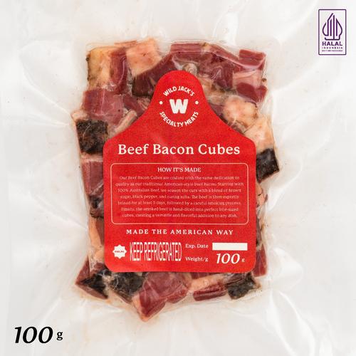 Promo Beef Bacon Cubes / Smoked Beef Bacon / Daging Sapi Bacon - 100gr ...