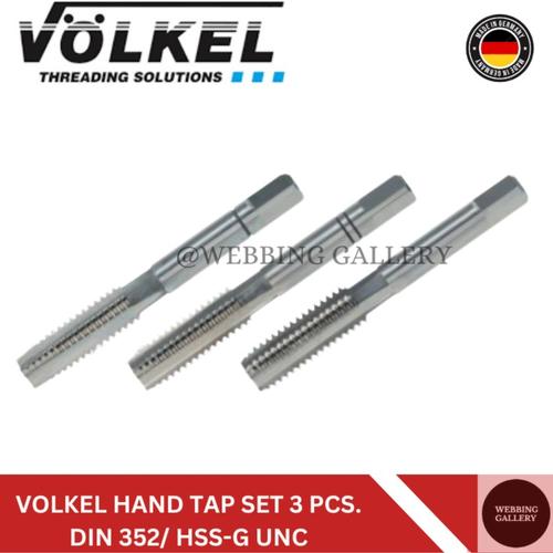 Jual Volkel Gagang Hand Tap Set 3pcs DIN 352 HSS-G - UNC Volkel Set 1 ...