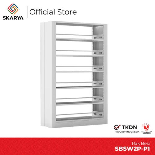 Promo Rak Buku Besi Perpustakaan 2 Muka SBSW2P-P1 (Baru) Cicil 0% 3x ...