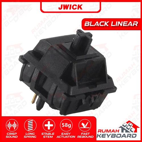 Jual SWITCH - JWK - JWICK - BLACK LINEAR - 5 PIN - 58.5g - LINEAR ...