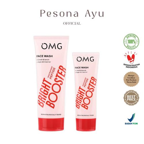 Promo OMG Oh My Glow Bright Booster Face Wash 50g / 100g | Pembersih ...