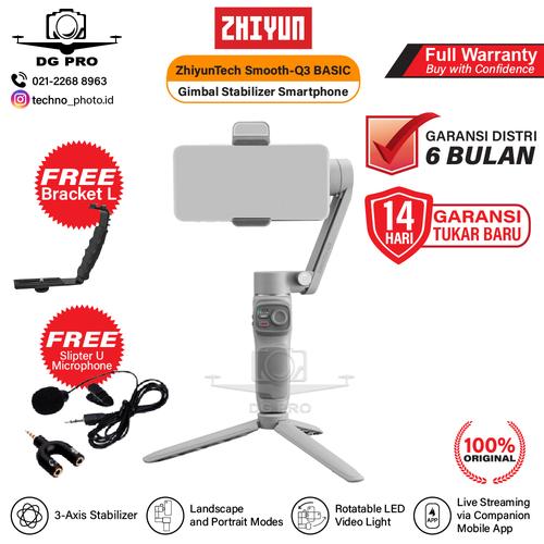 Jual Zhiyun Smooth Q3 Smartphone Gimbal Stabilizer - Zhiyun-Tech Smooth Q-3 - PAKET STANDARD ...