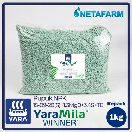 Jual Pupuk NPK 15-09-20 YARAMILA WINNER Repacking 1kg (SKU NF) - Kota ...